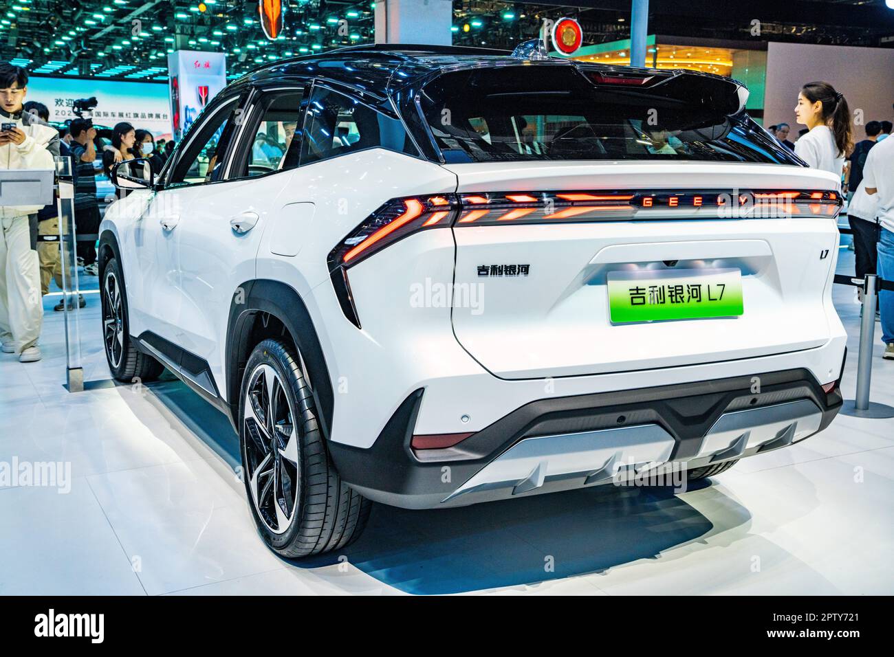 Geely Galaxy L7 Electric SUV On Display At The 2023, 47% OFF