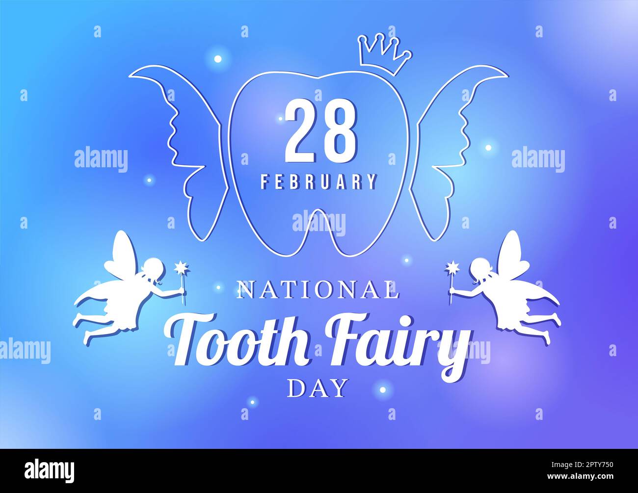 National Tooth Fairy Day with Little Girl to Help Kids for Dental ...