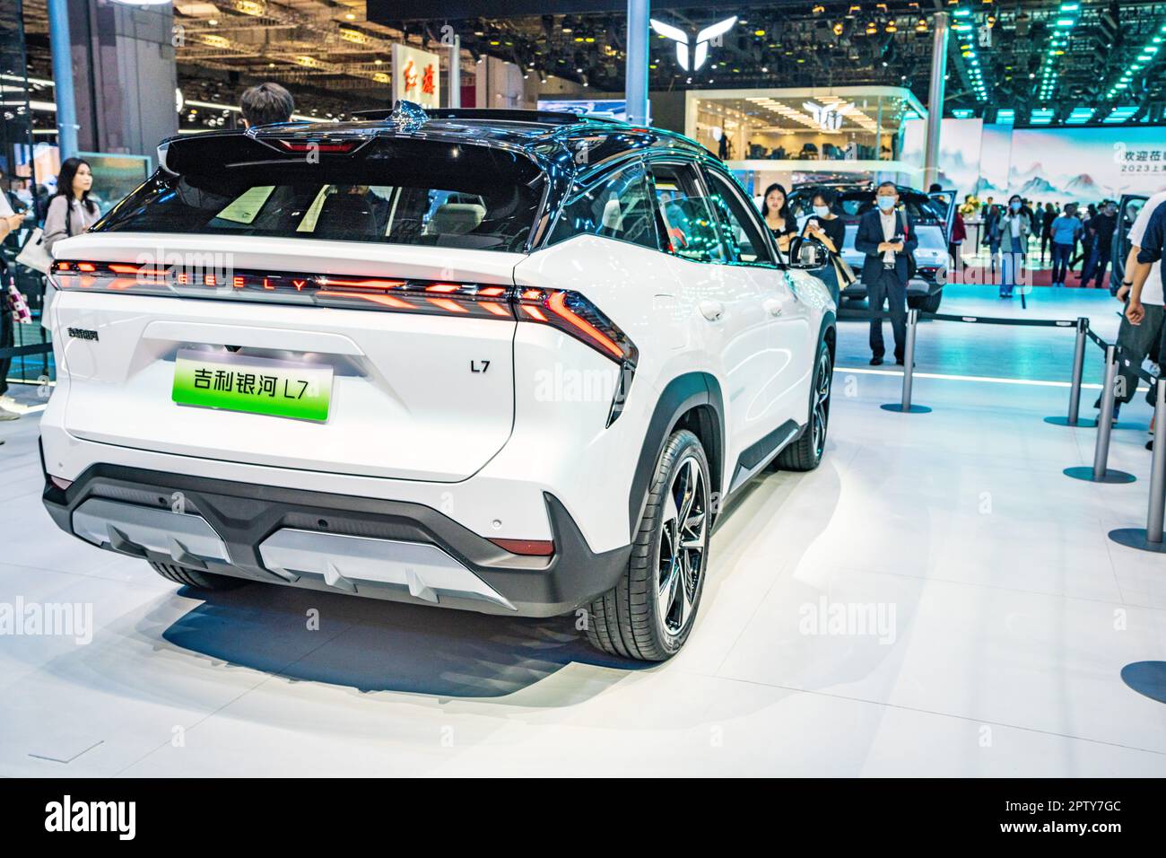 Geely Galaxy L7 electric SUV on display at the 2023 Shanghai Auto Show Stock Photo - Alamy