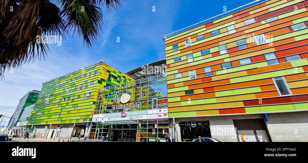 Railway station, The center of the World, Perpignan, Pyrénées ...