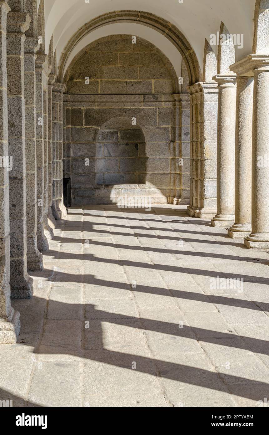 Architectural detail of the Royal Site of San Lorenzo de El Escorial ...