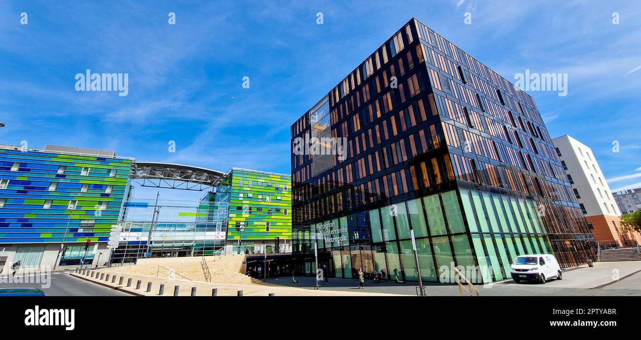 Railway station, The center of the World, Perpignan, Pyrénées ...