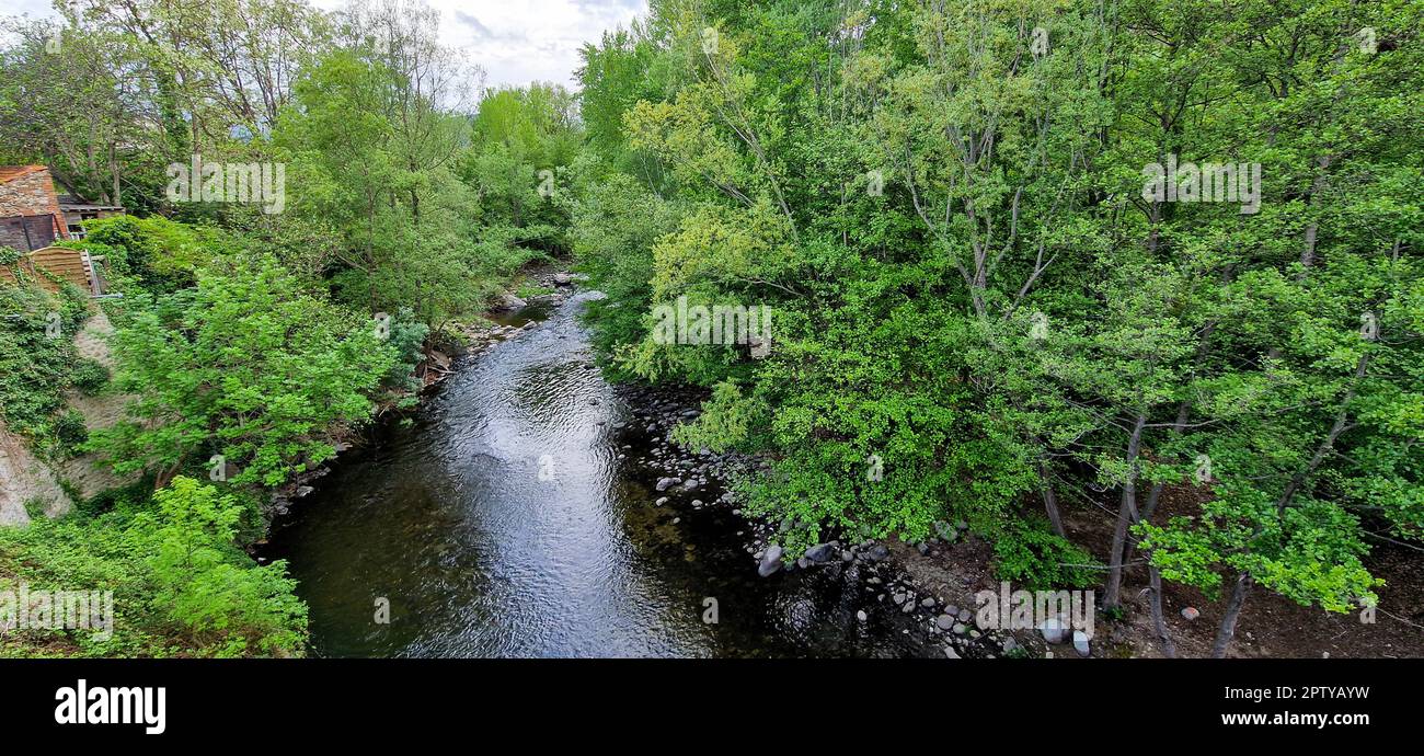 Têt river, Prades, Pyrénées-Orientales, France Stock Photo - Alamy