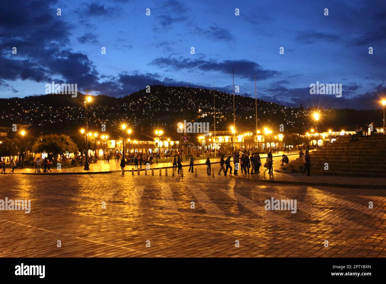 Cusco town view hi-res stock photography and images - Alamy