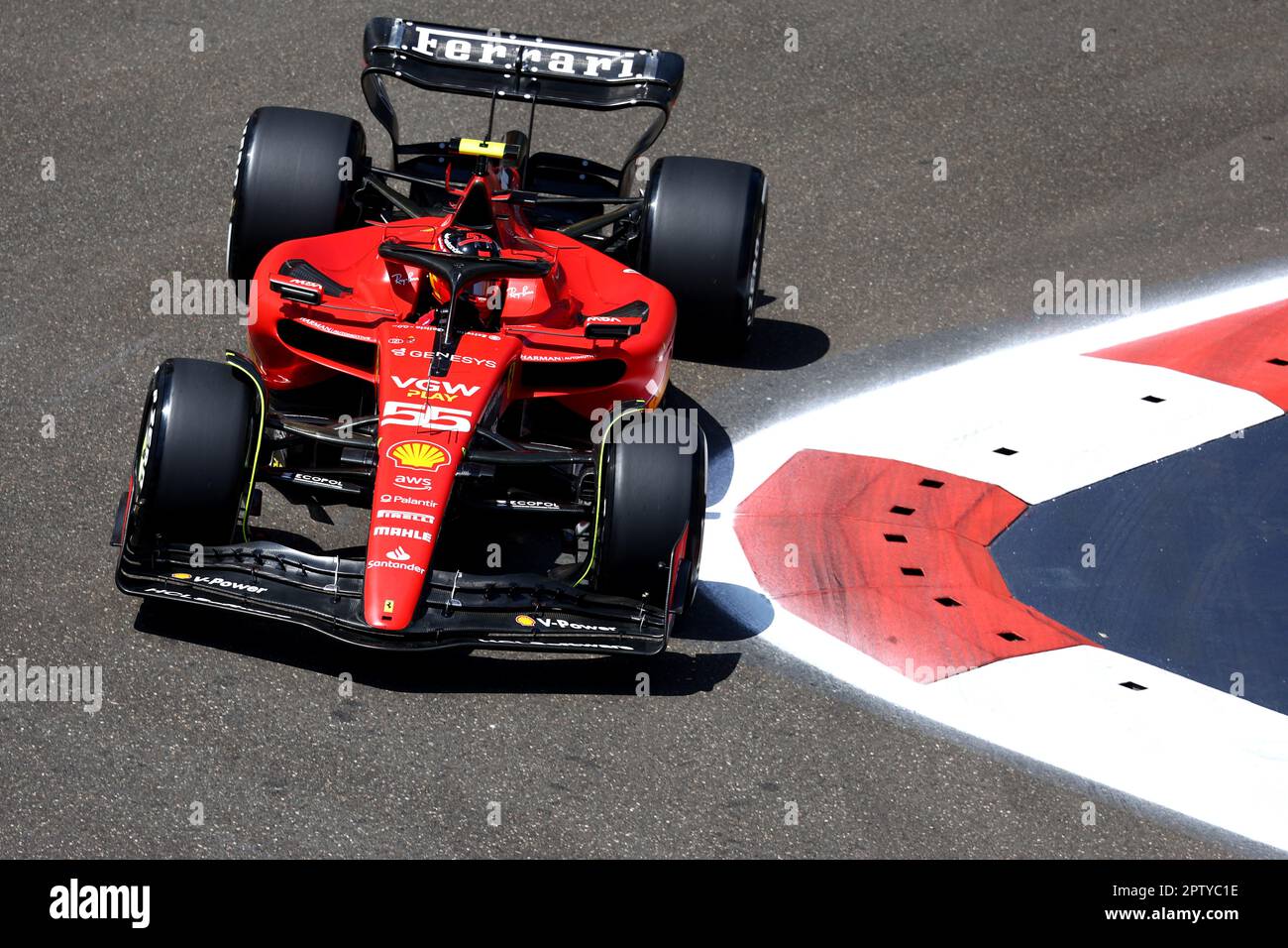 Baku, Azerbaijan. 28th Apr, 2023. Carlos Sainz Jr (ESP) Ferrari SF-23. Formula 1 World ...