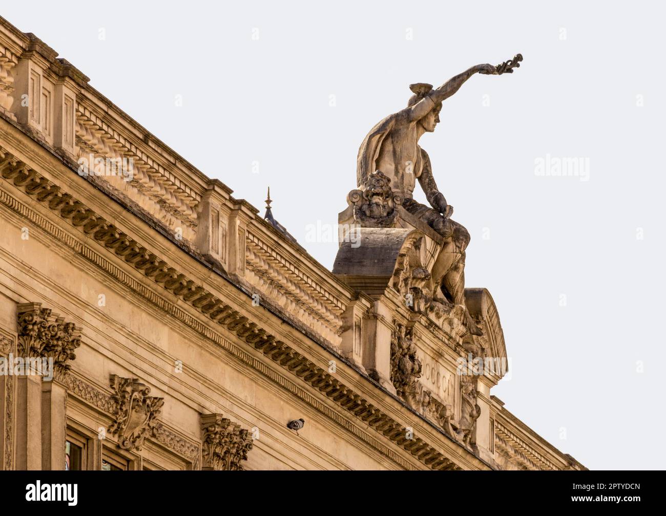 Sculpture seen on a building in Strasbourg, France Stock Photo - Alamy