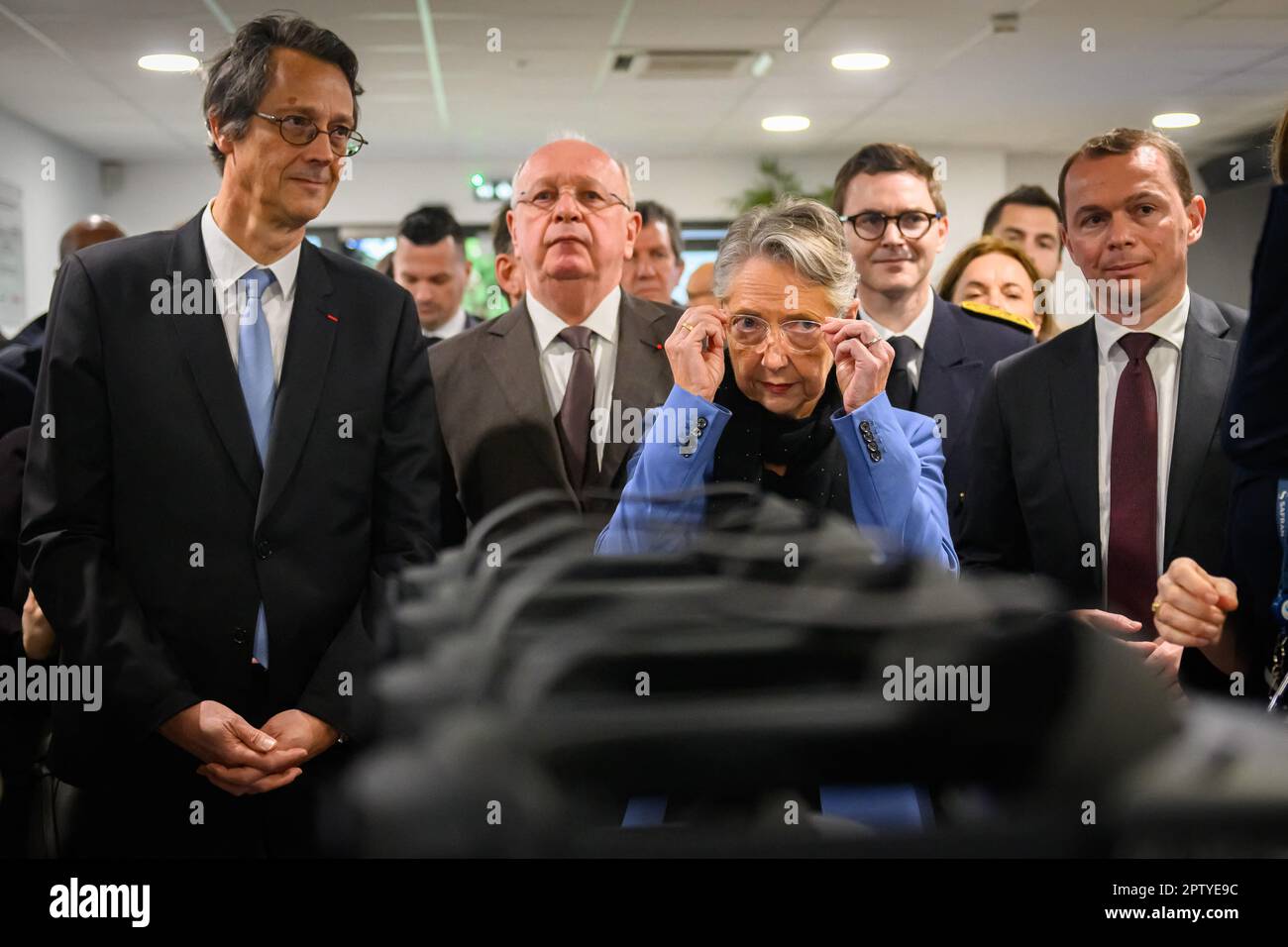 Velizy Villacoublay, France. 28th Apr, 2023. French aerospace and ...