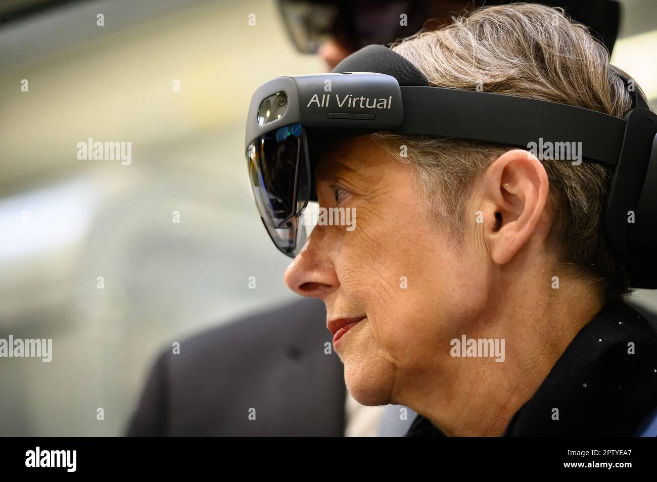 Velizy Villacoublay, France. 28th Apr, 2023. French Labour Minister ...