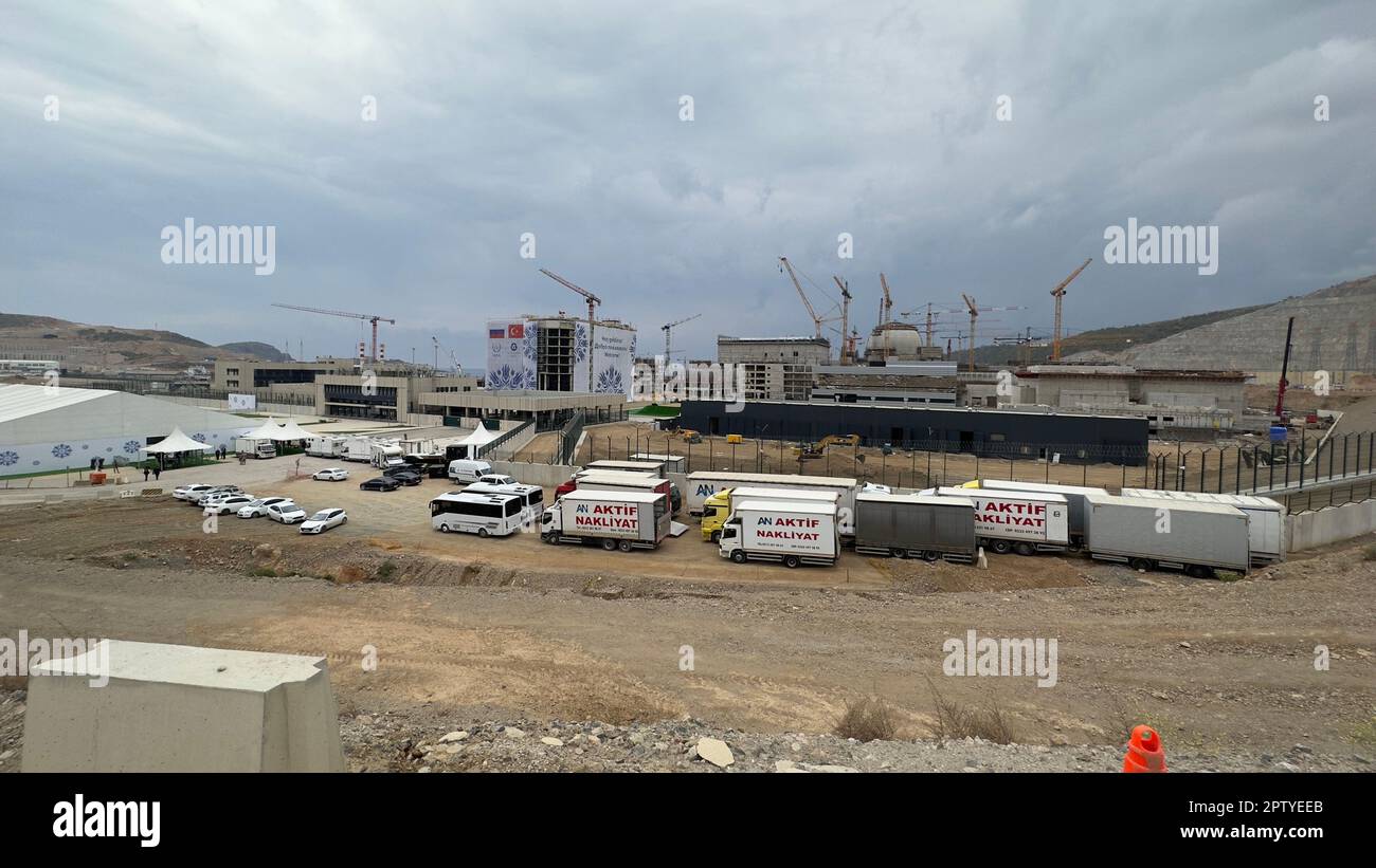 A view of Turkiye's first Nuclear Power Plant Akkuyu (NPP), built by a ...