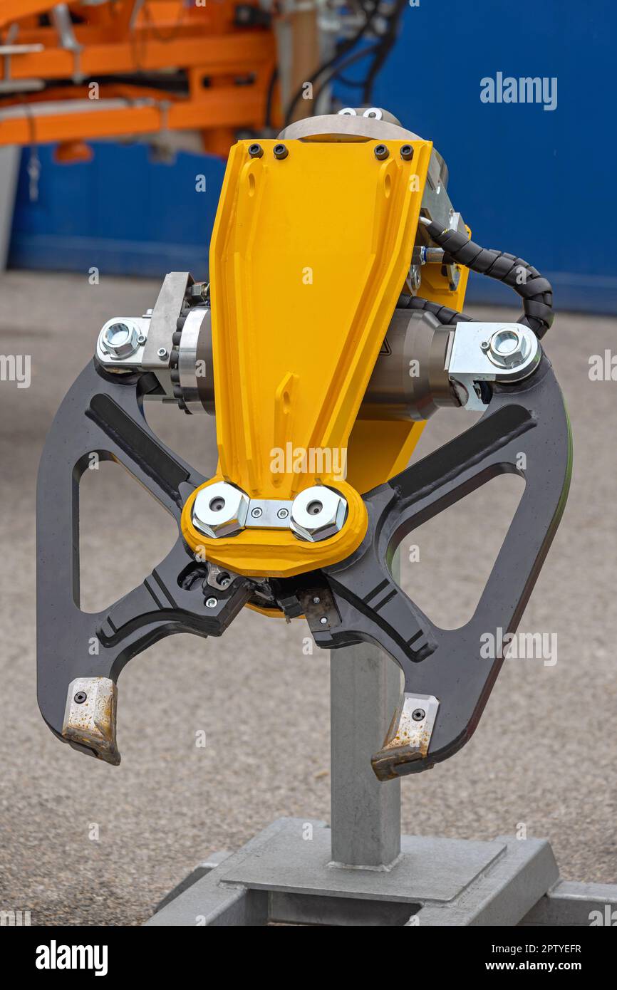 Hydraulic Concrete Crusher Attachment Jaws Demolition Site Equipment ...