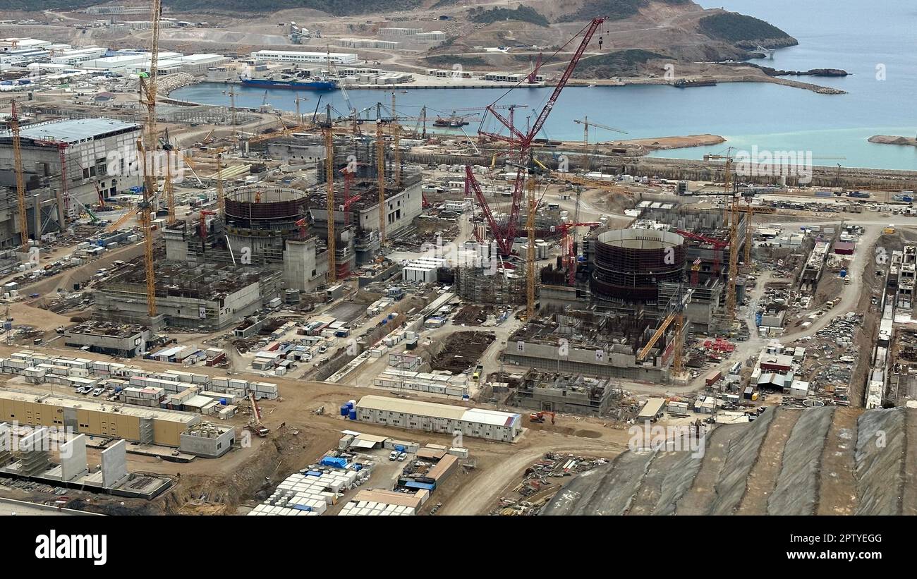 A view of Turkiye's first Nuclear Power Plant Akkuyu (NPP), built by a ...