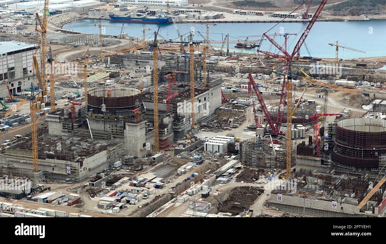 A view of Turkiye's first Nuclear Power Plant Akkuyu (NPP), built by a ...