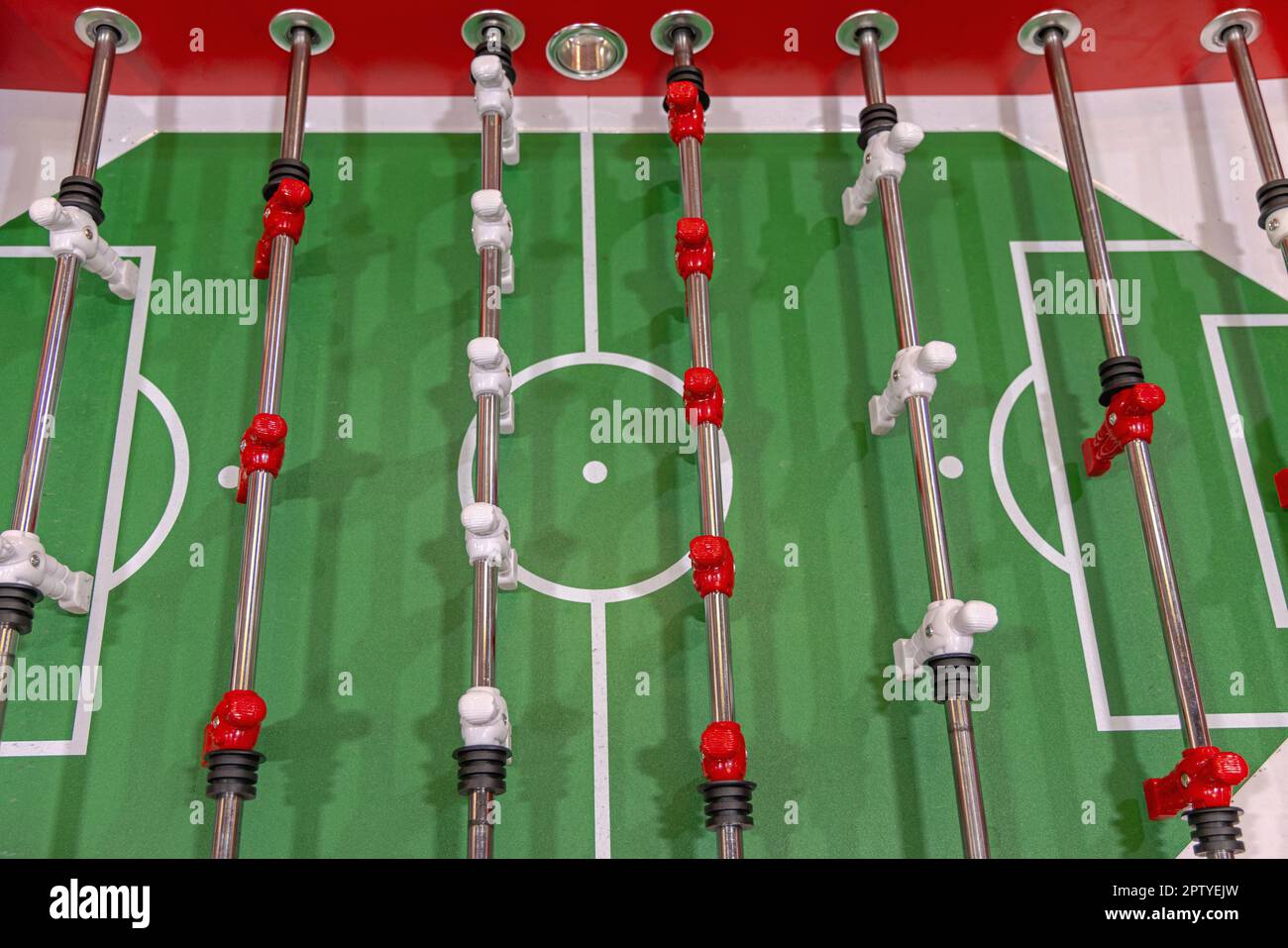 Table football top view hi-res stock photography and images - Alamy