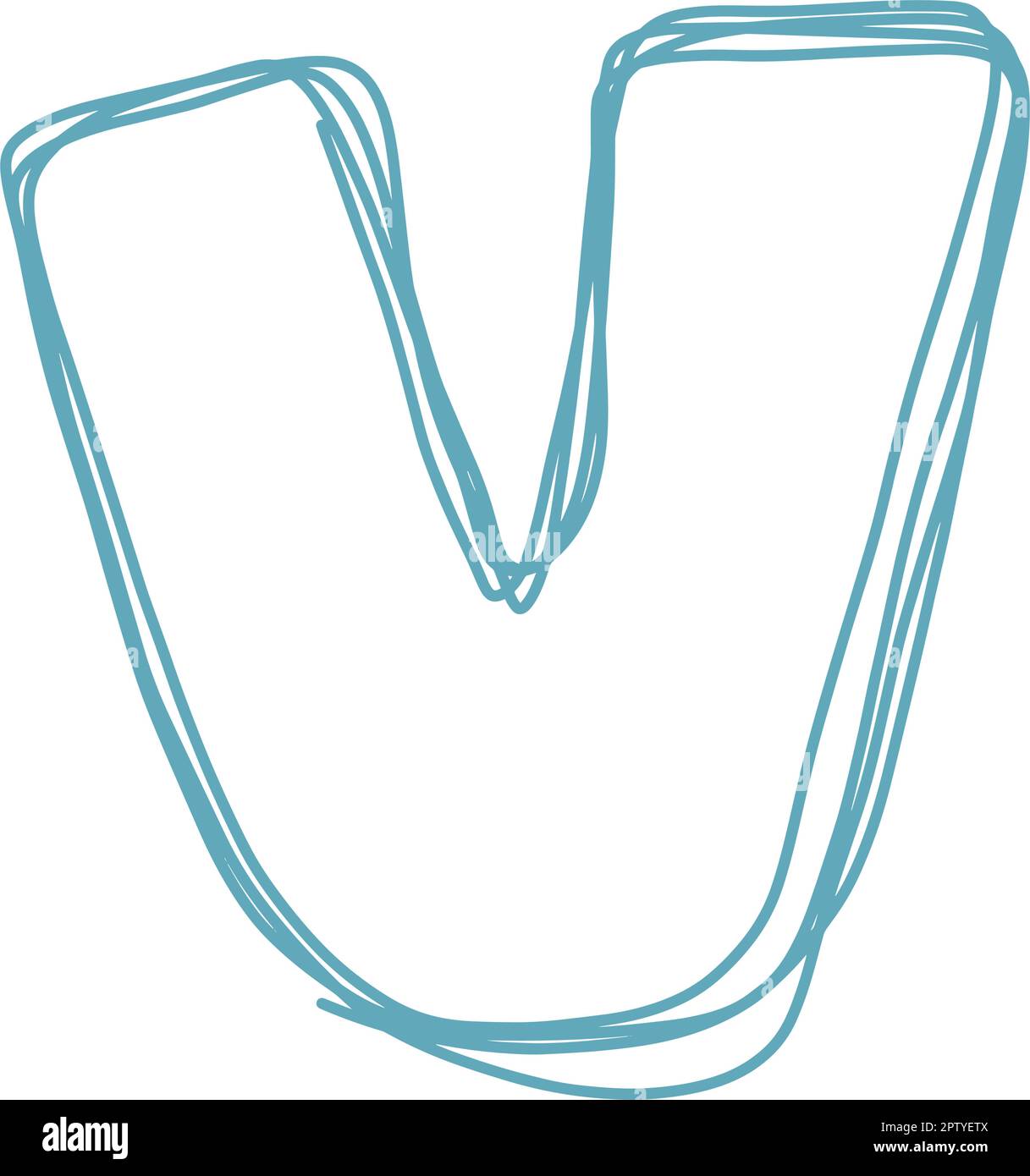 Letter v drawing hi-res stock photography and images - Alamy