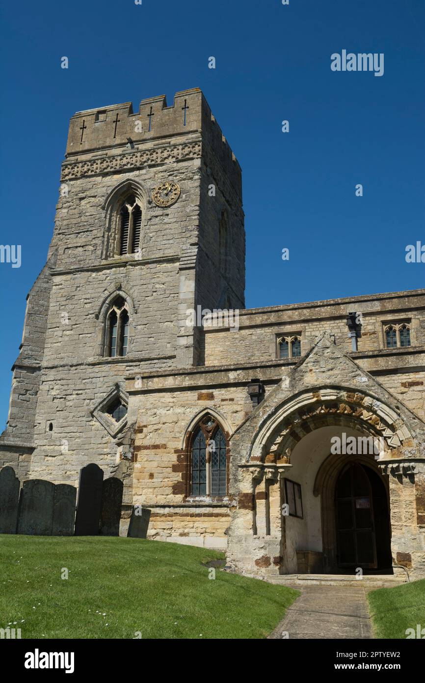 St. Mary`s Church, Great Addington, Northamptonshire, England, UK Stock ...