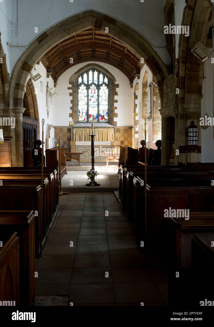 St. Mary`s Church, Great Addington, Northamptonshire, England, UK Stock ...