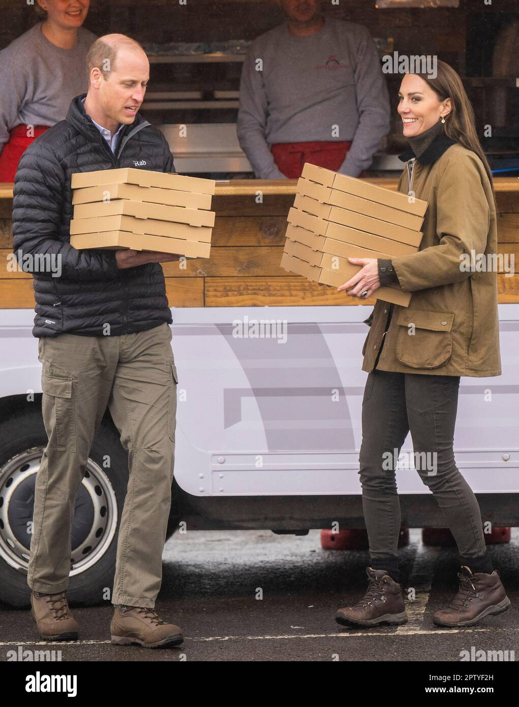 Merthyr Tydfil, Wales, UK. 27 April, 2023. Prince William, Prince of ...