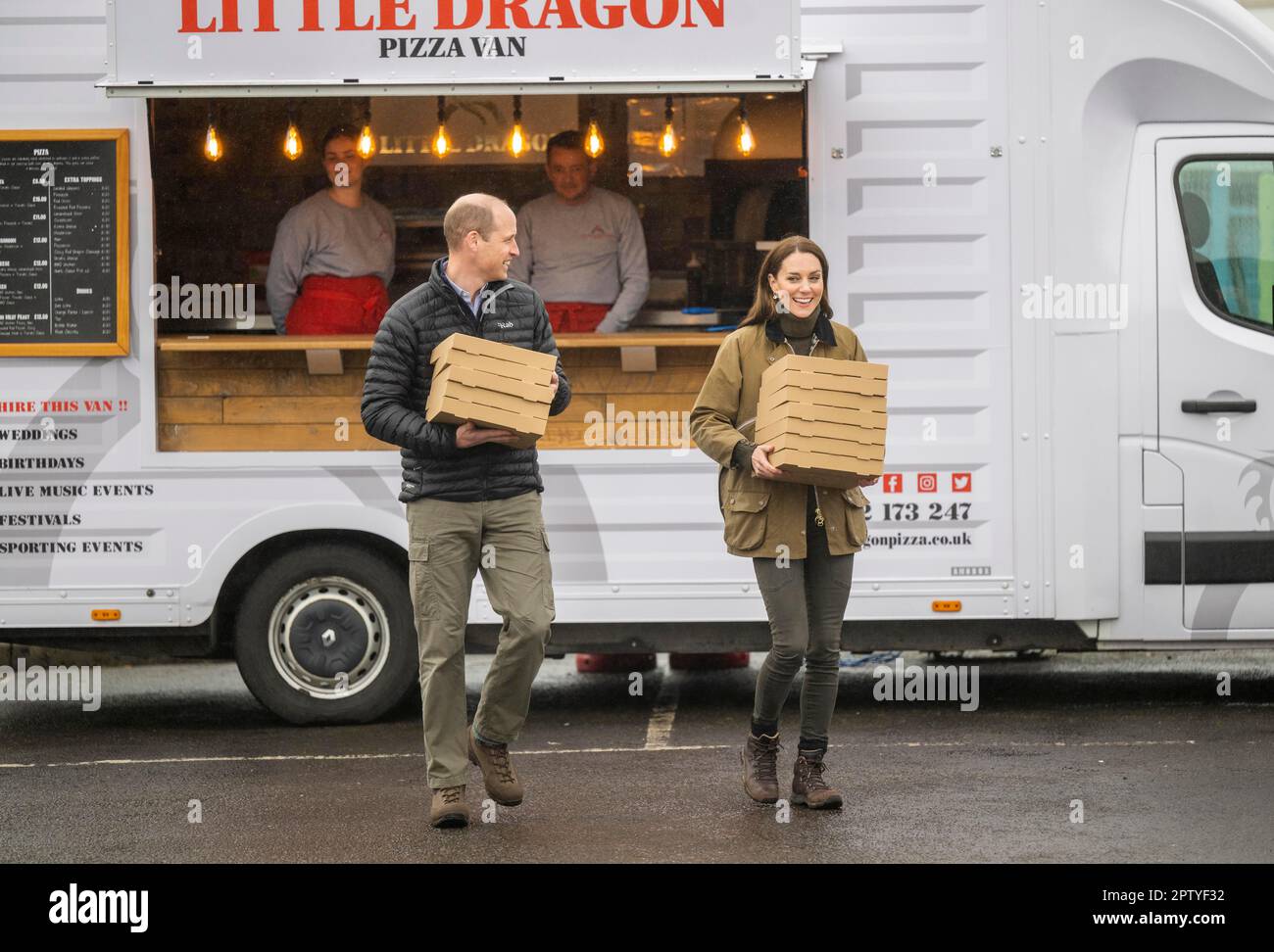 Merthyr Tydfil, Wales, UK. 27 April, 2023. Prince William, Prince of ...