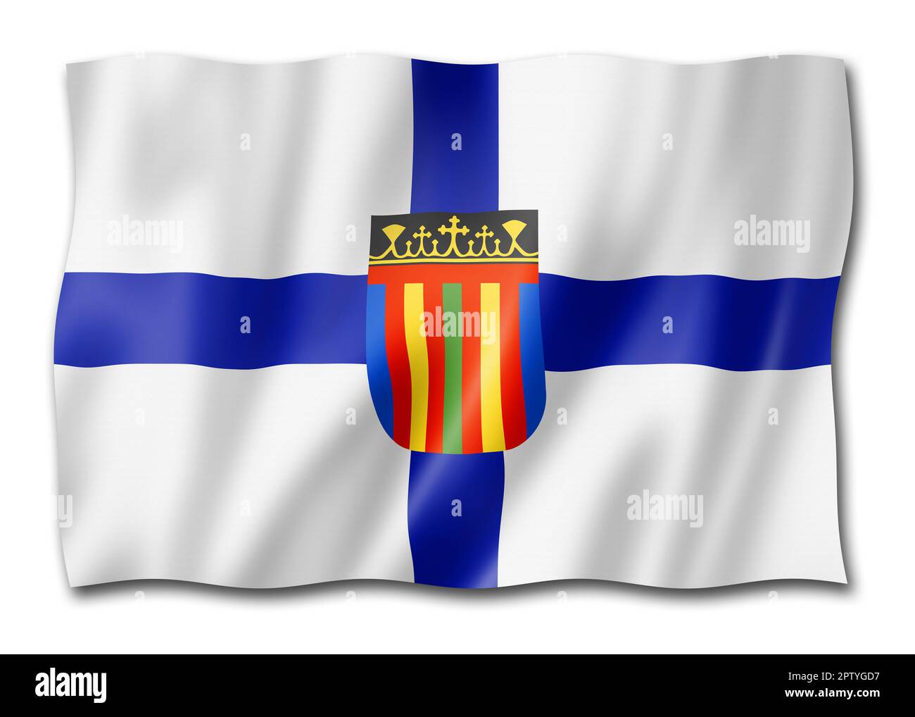 Copts ethnic flag, Africa. 3D illustration Stock Photo - Alamy