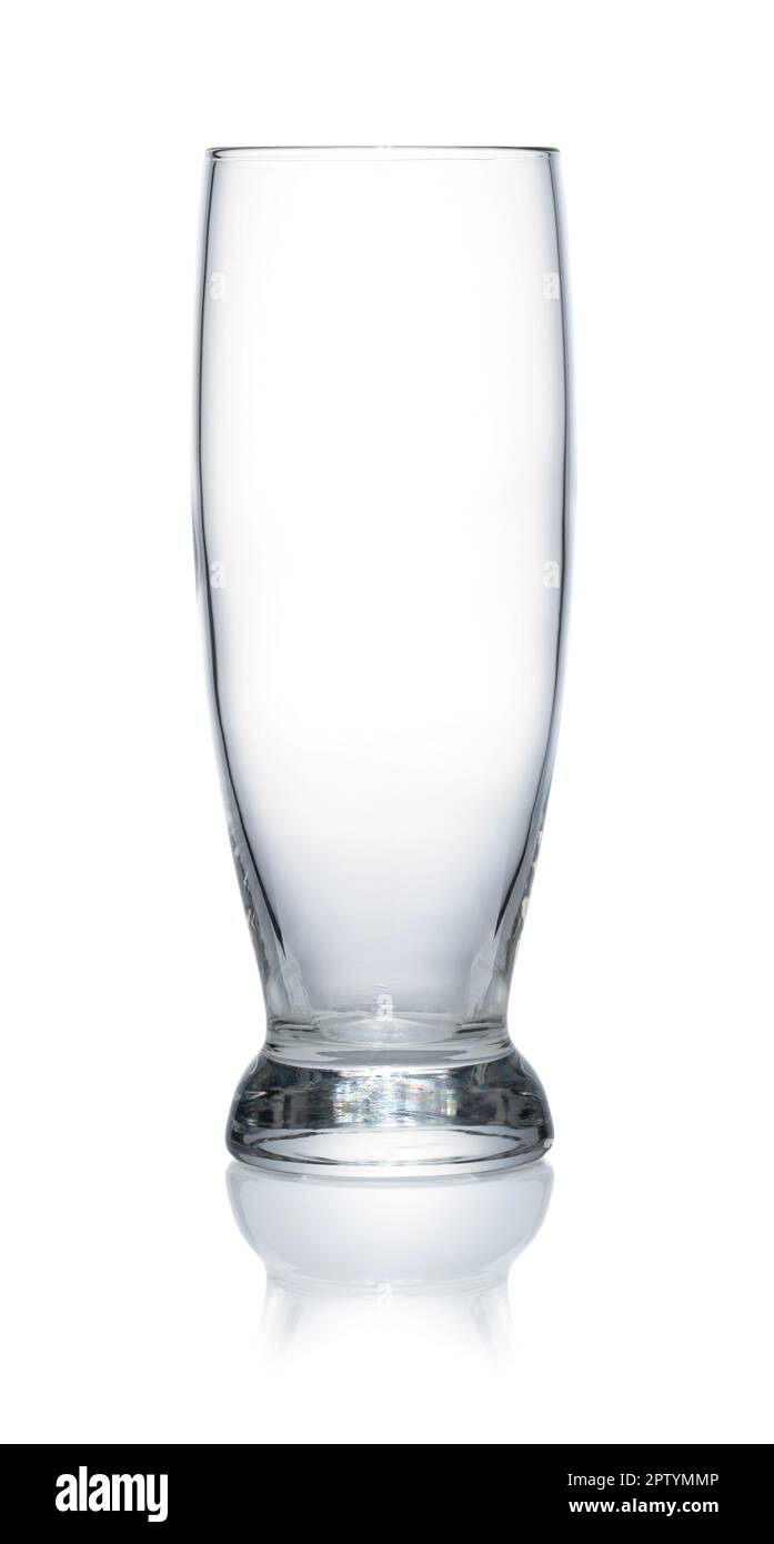 Empty beer mug on white background Stock Photo - Alamy
