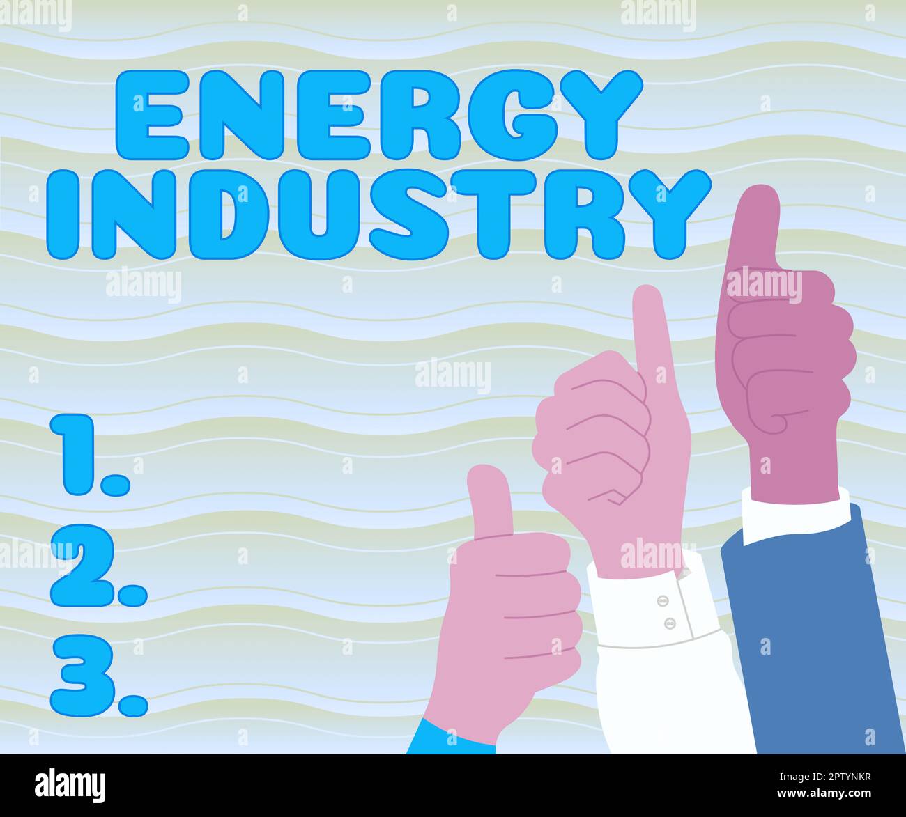 Conceptual display Energy Industry, Business concept industries ...