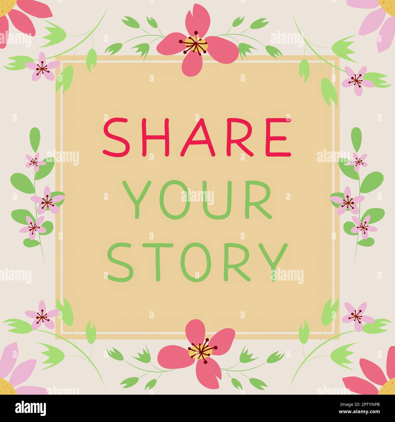 Inspiration showing sign Share Your Story, Business approach Experience ...