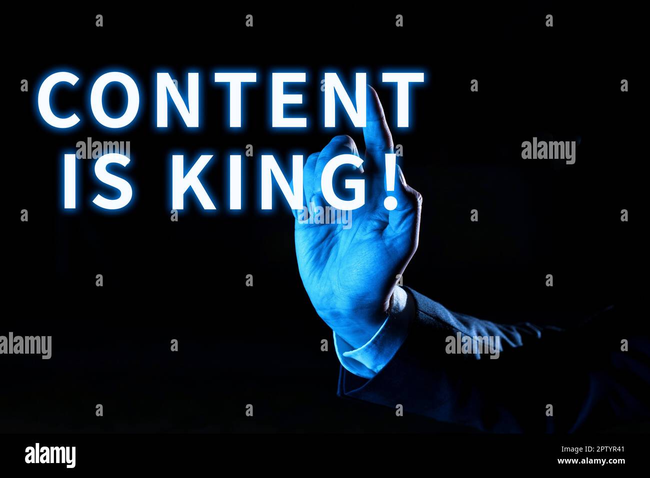Inspiration showing sign Content Is King, Business idea Marketing ...
