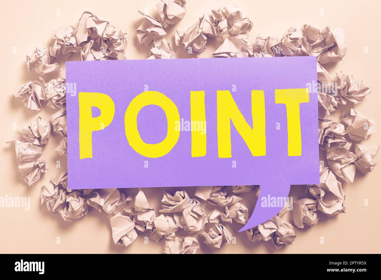 Conceptual display Point, Business overview dot or other punctuation ...