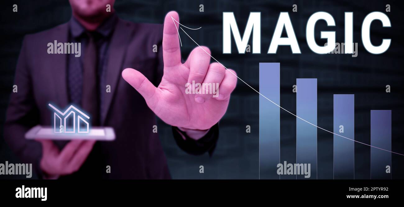 Text showing inspiration Magic, Internet Concept power of influencing ...