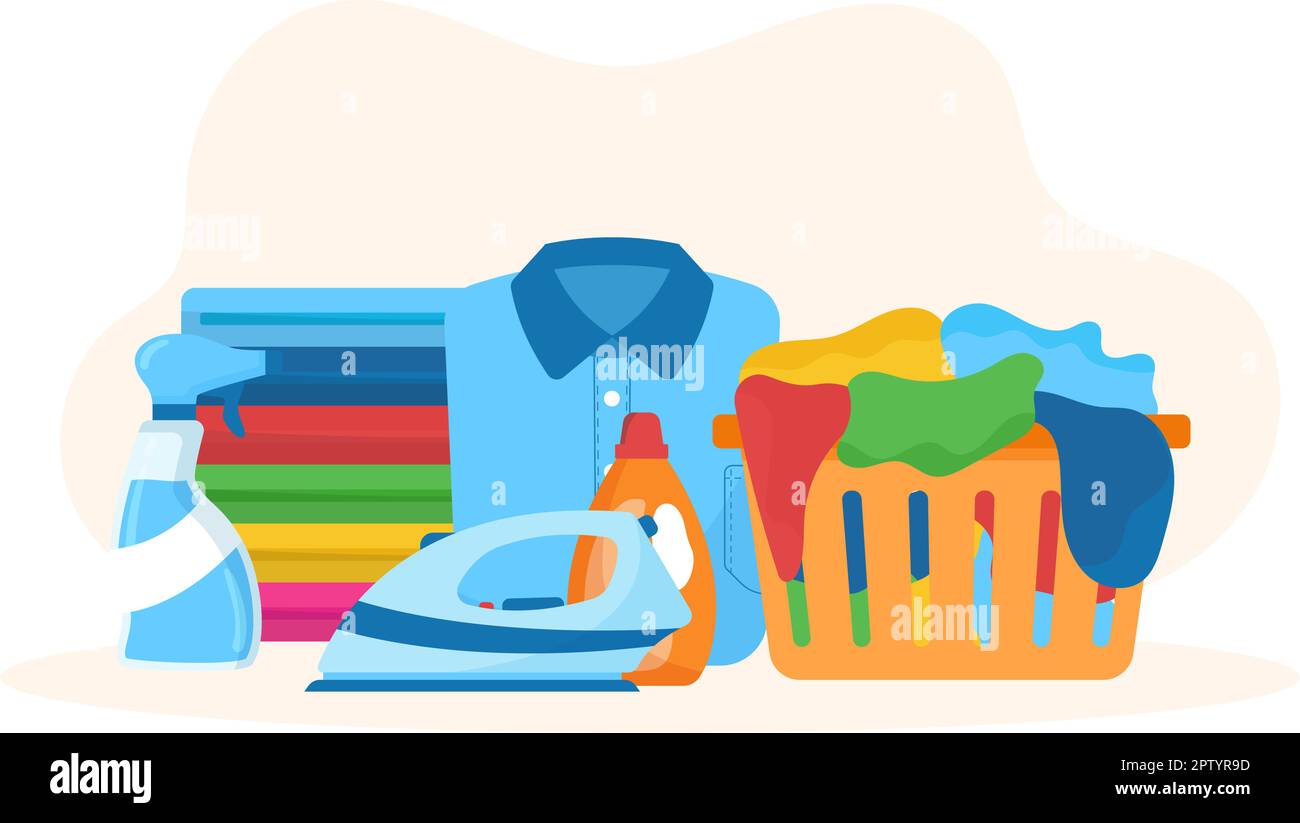 Dry Cleaning Store Service with Washing Machines, Dryers and Laundry ...