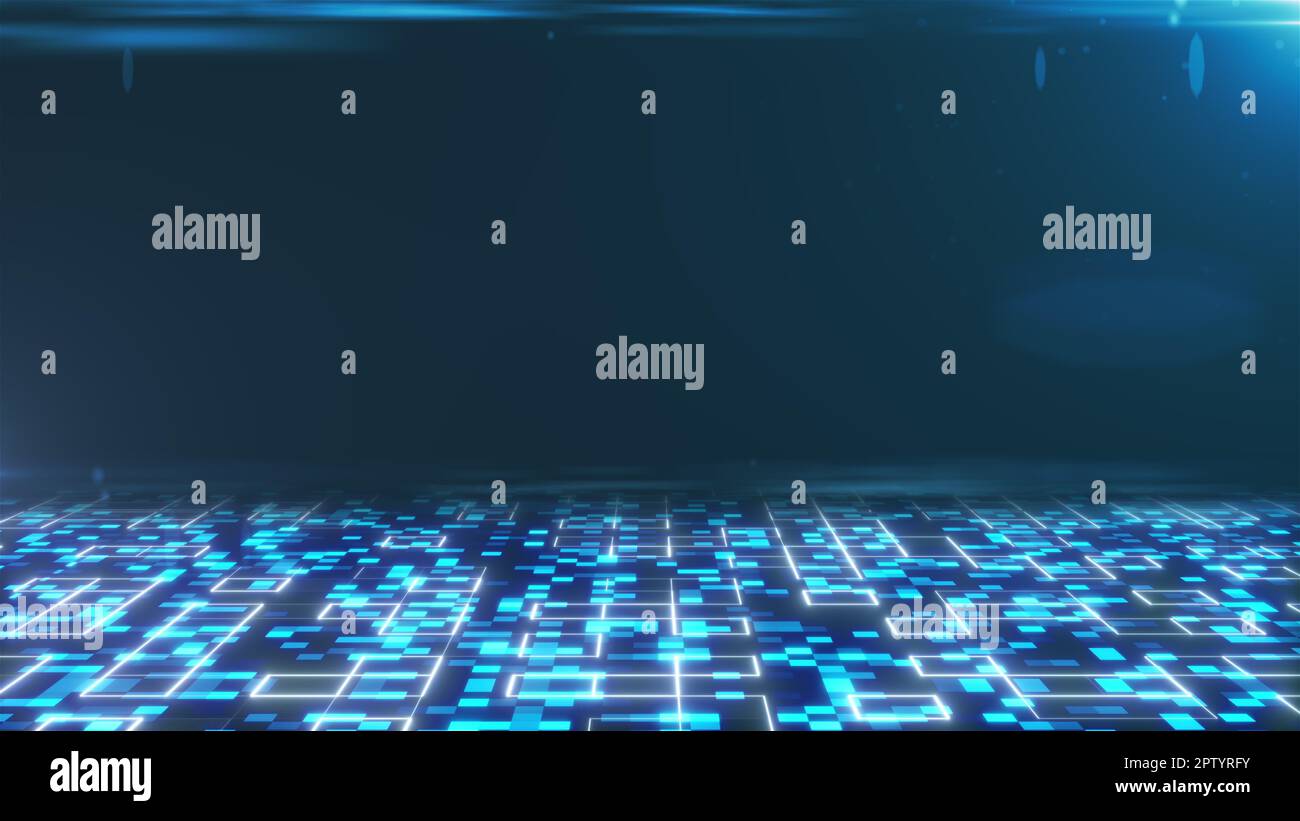 Digital backdrop with squares and lines. Computer generated 3d render ...