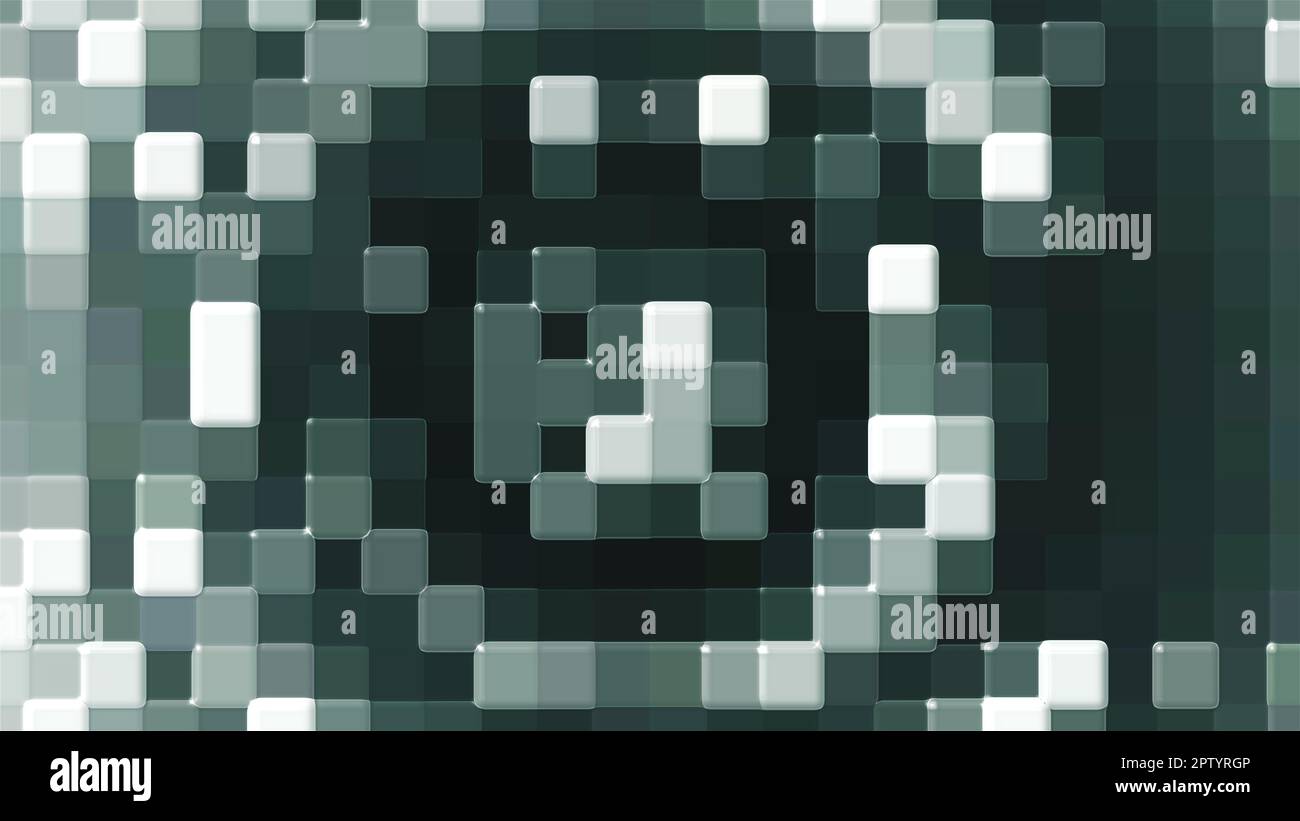 Abstract glass mosaic. Computer generated 3d render Stock Photo - Alamy