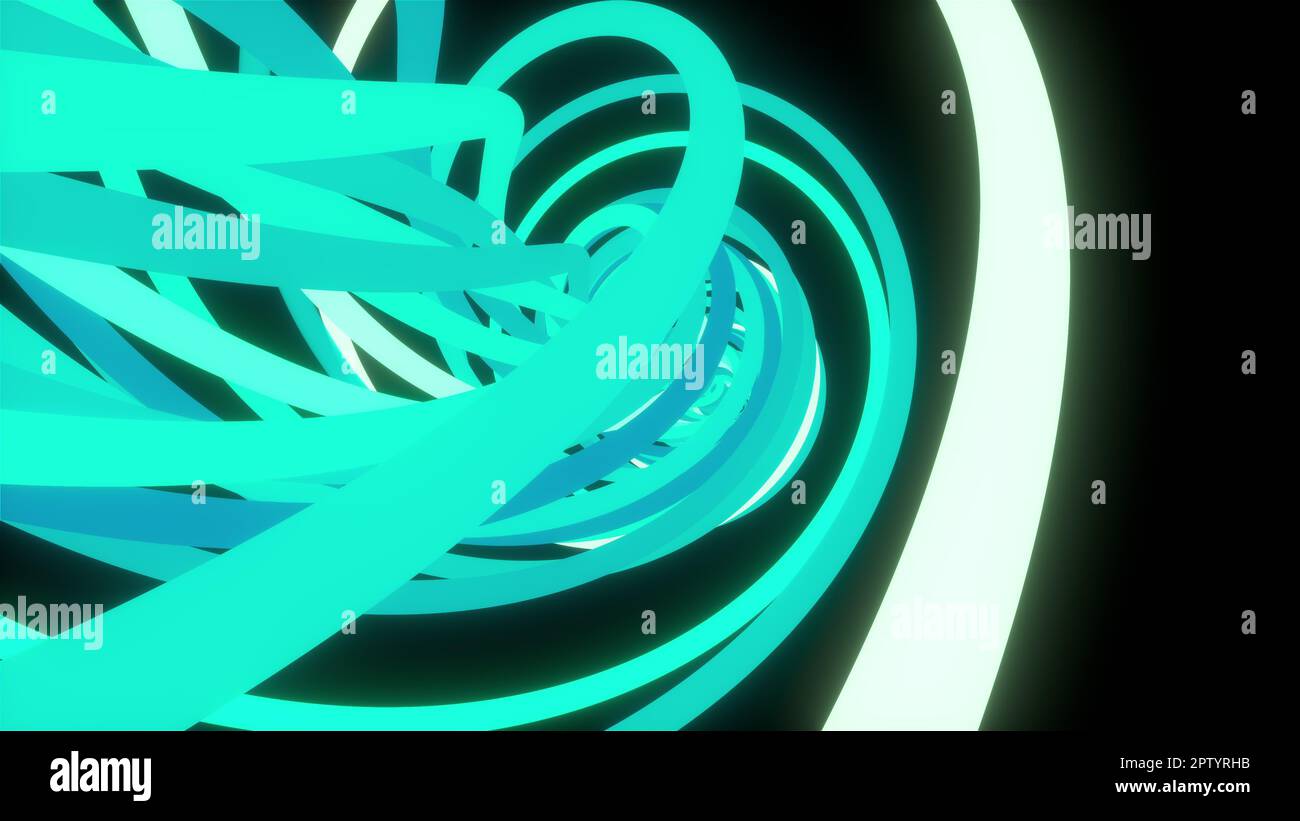 Spiral lines. Computer generated 3d render Stock Photo - Alamy