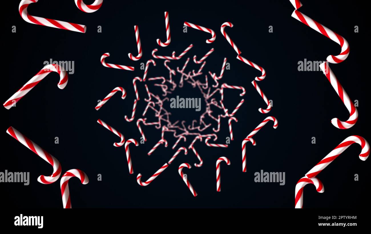 Sweet candy spiral. Computer generated 3d render Stock Photo - Alamy