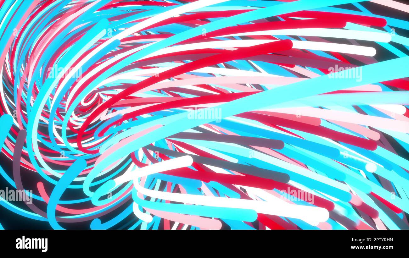 Spiral lines. Computer generated 3d render Stock Photo - Alamy