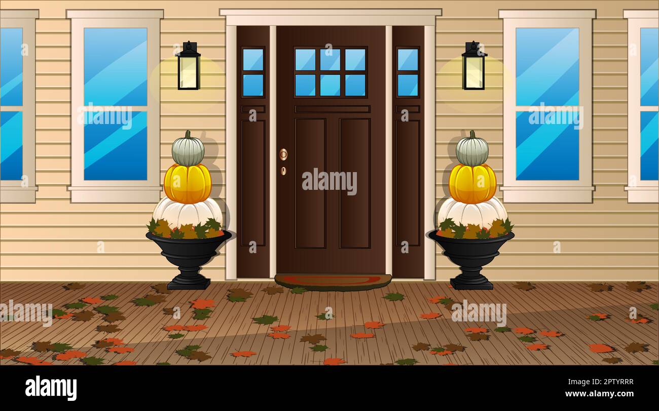 Thanksgiving home decor Stock Vector Images - Alamy