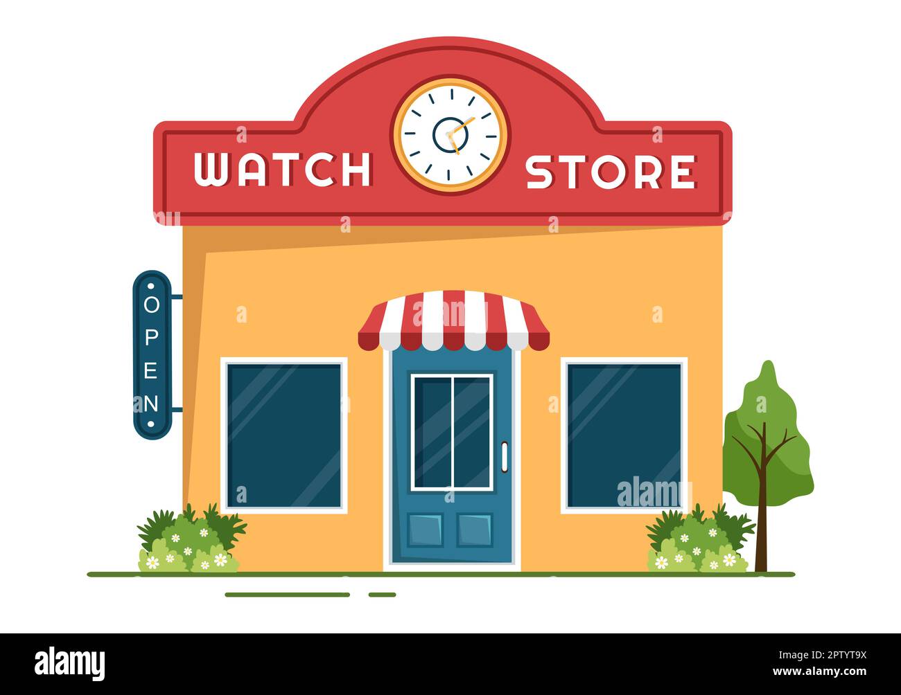 Watches Store Building Where You Buy Watch of Various Models, Analog ...