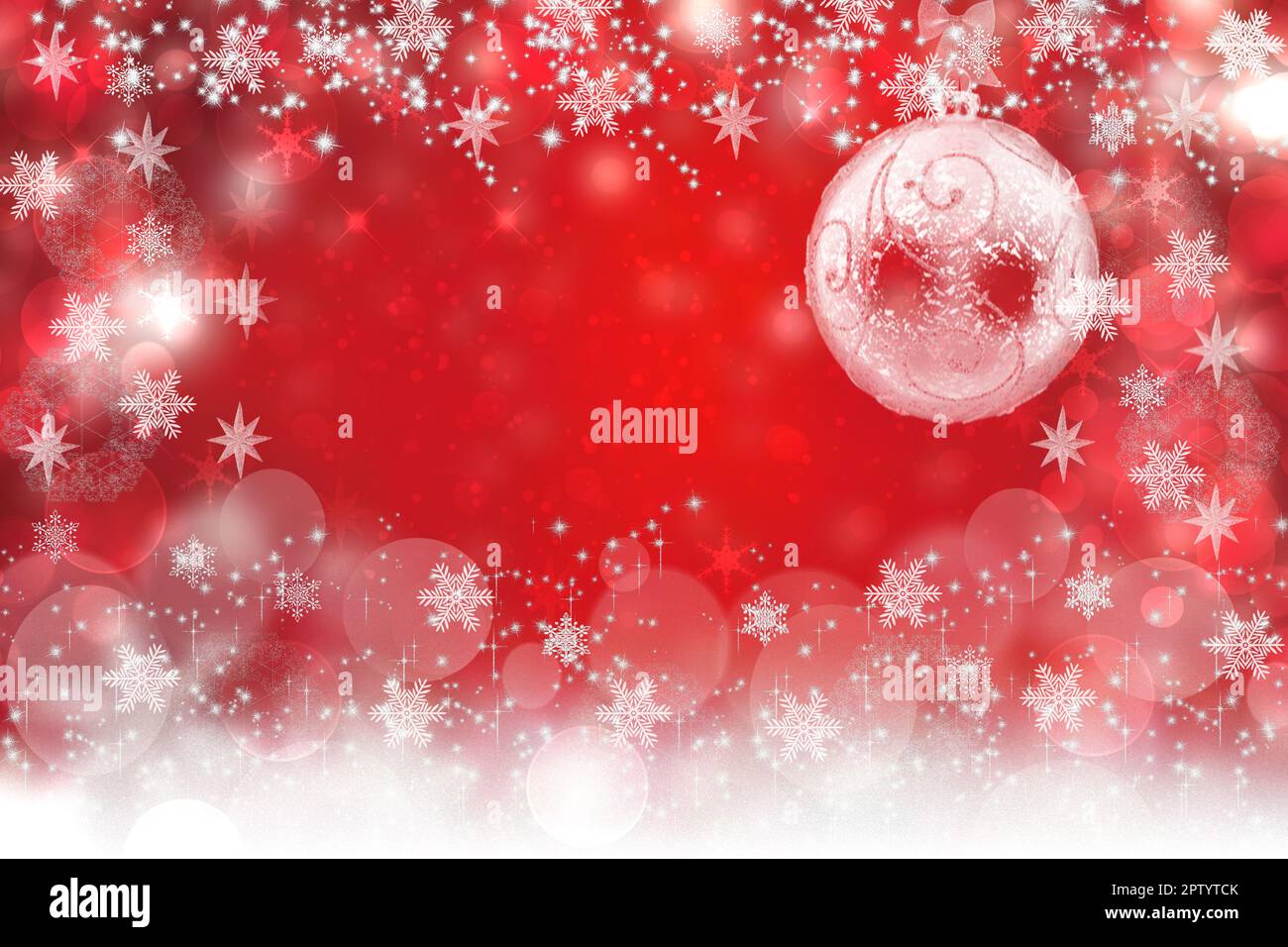 Christmas card template. Abstract festive natural light red white ...