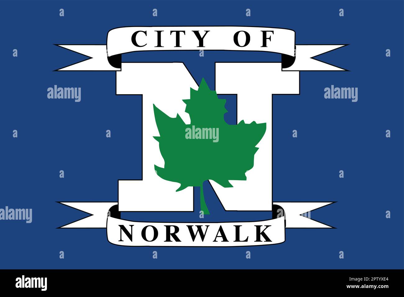 Flag Of Norwalk City Ohio Stock Vector Image & Art - Alamy