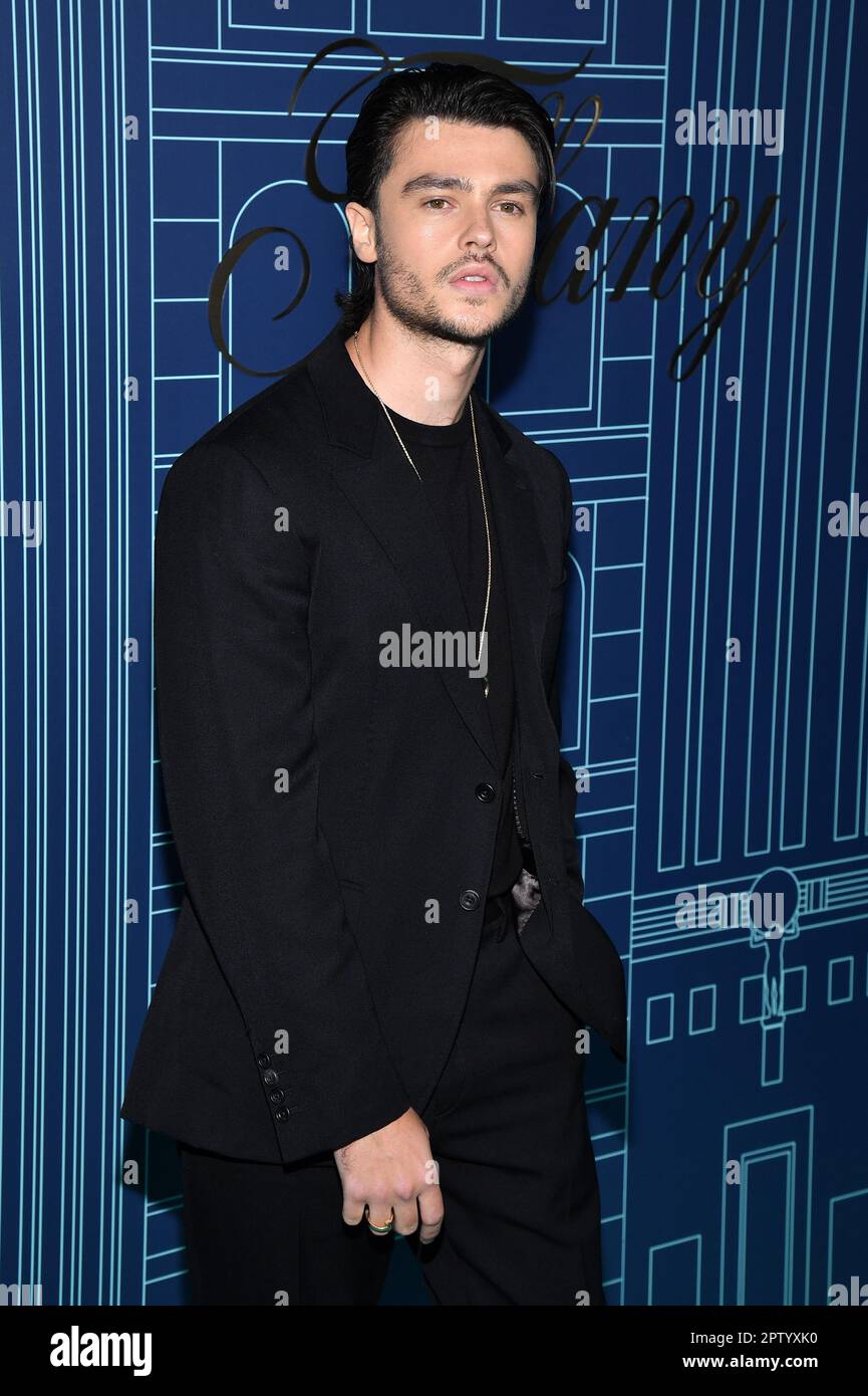 New York, USA. 27th Apr, 2023. Felix Mallard walks the carpet as ...