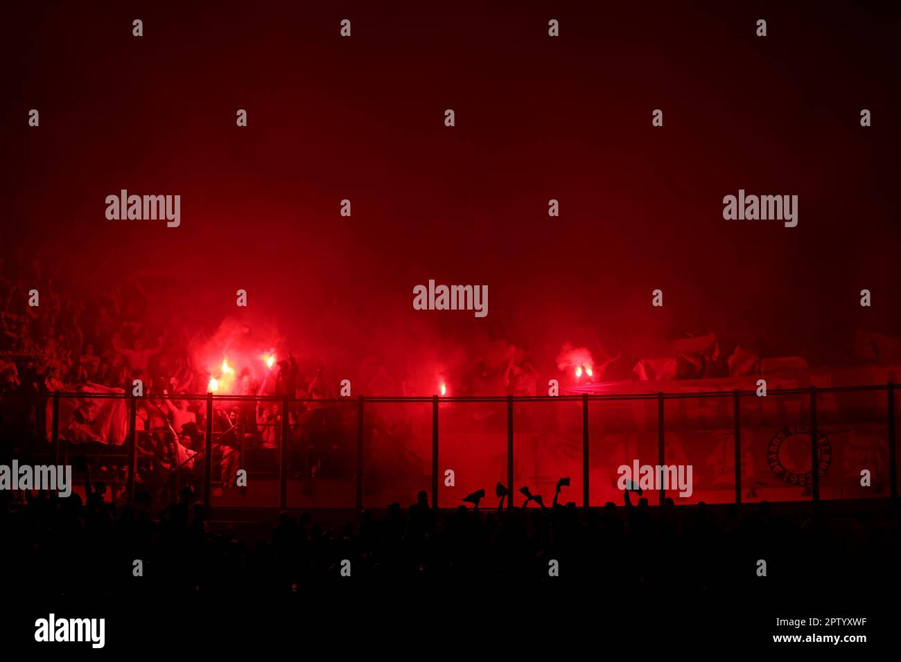 Football ultras italy flares hi-res stock photography and images - Alamy