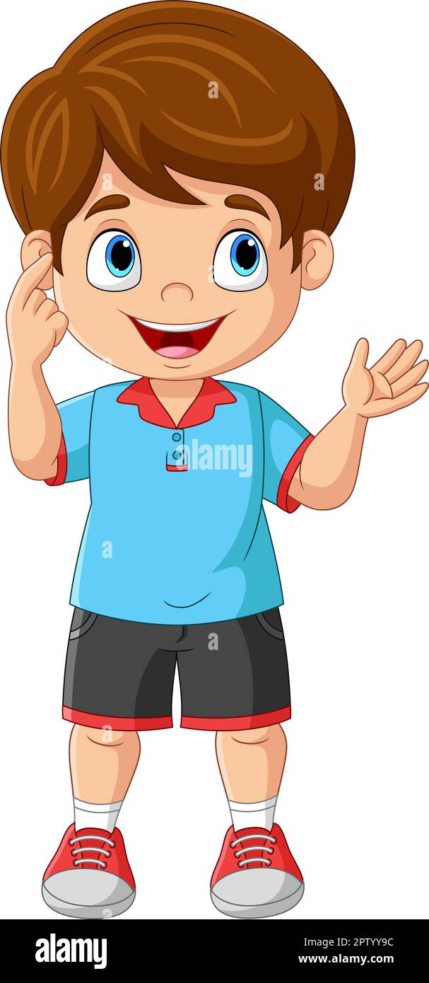 Cute cartoon little boy thinking Stock Vector Image & Art - Alamy Cute cartoon little boy thinking Stock Vector Image & Art - Alamy