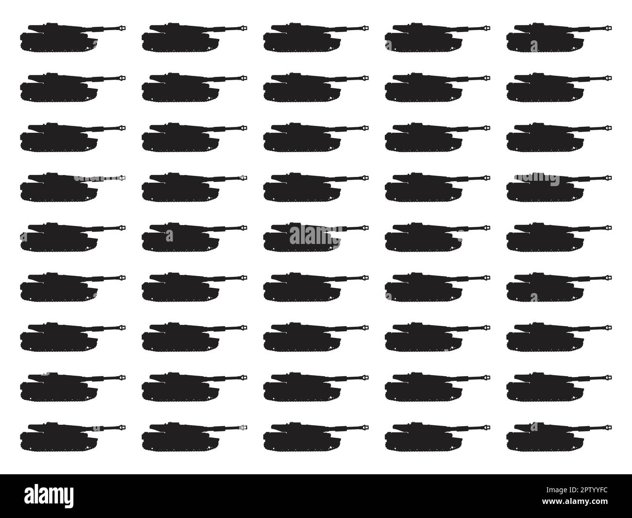 Modern Battle Tank Silhouette Background Stock Vector Image & Art - Alamy