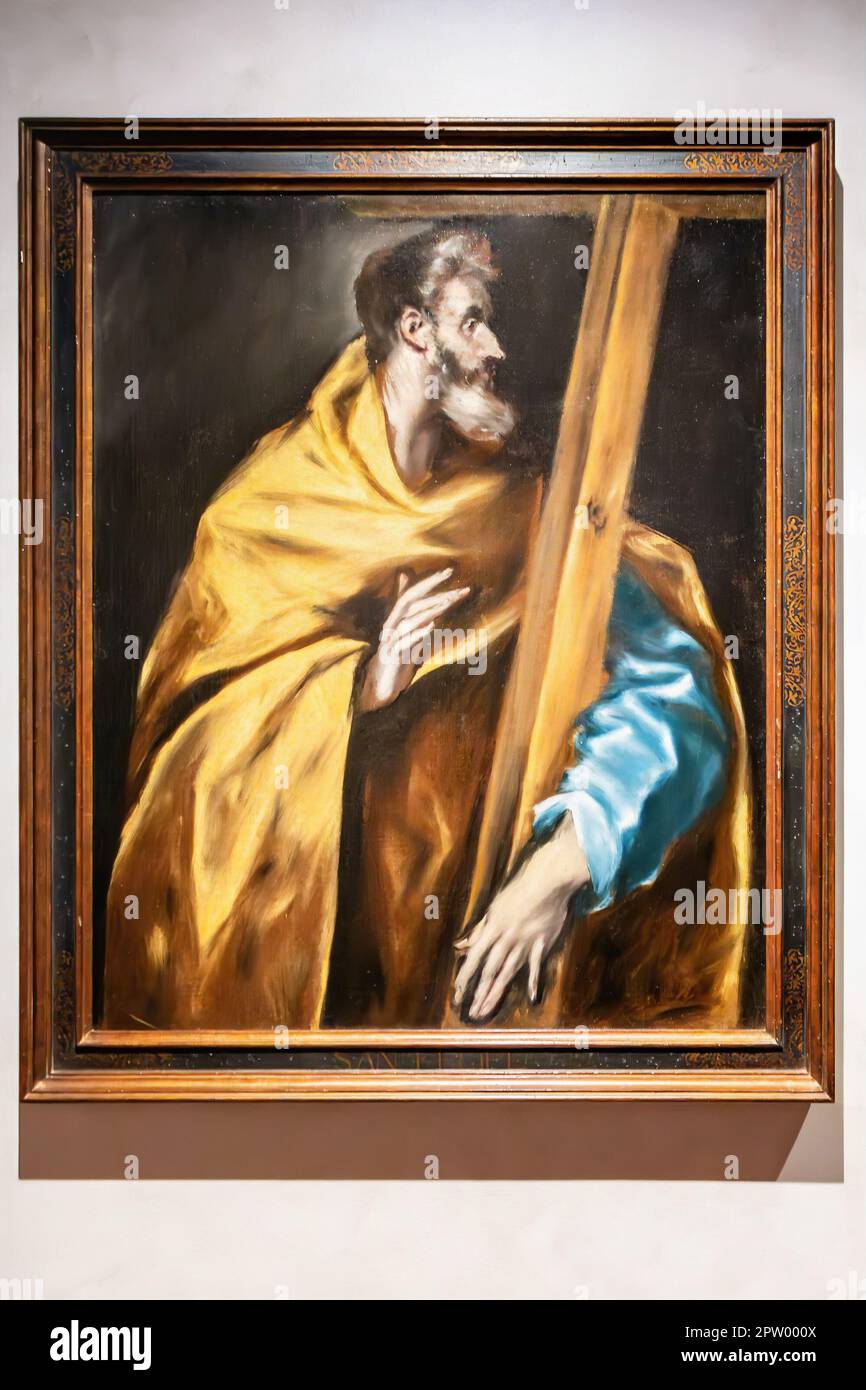 Toledo, Spain - October 29, 2021: Saint Philip, San Felipe, Painted by ...
