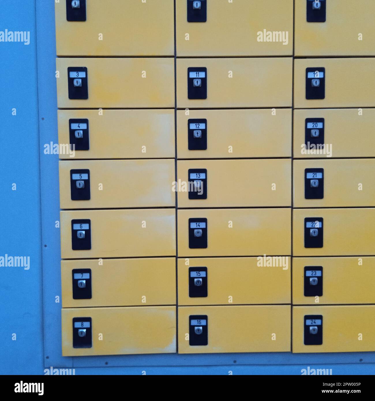 locker in a bank for securing money and other valuables Stock Photo - Alamy