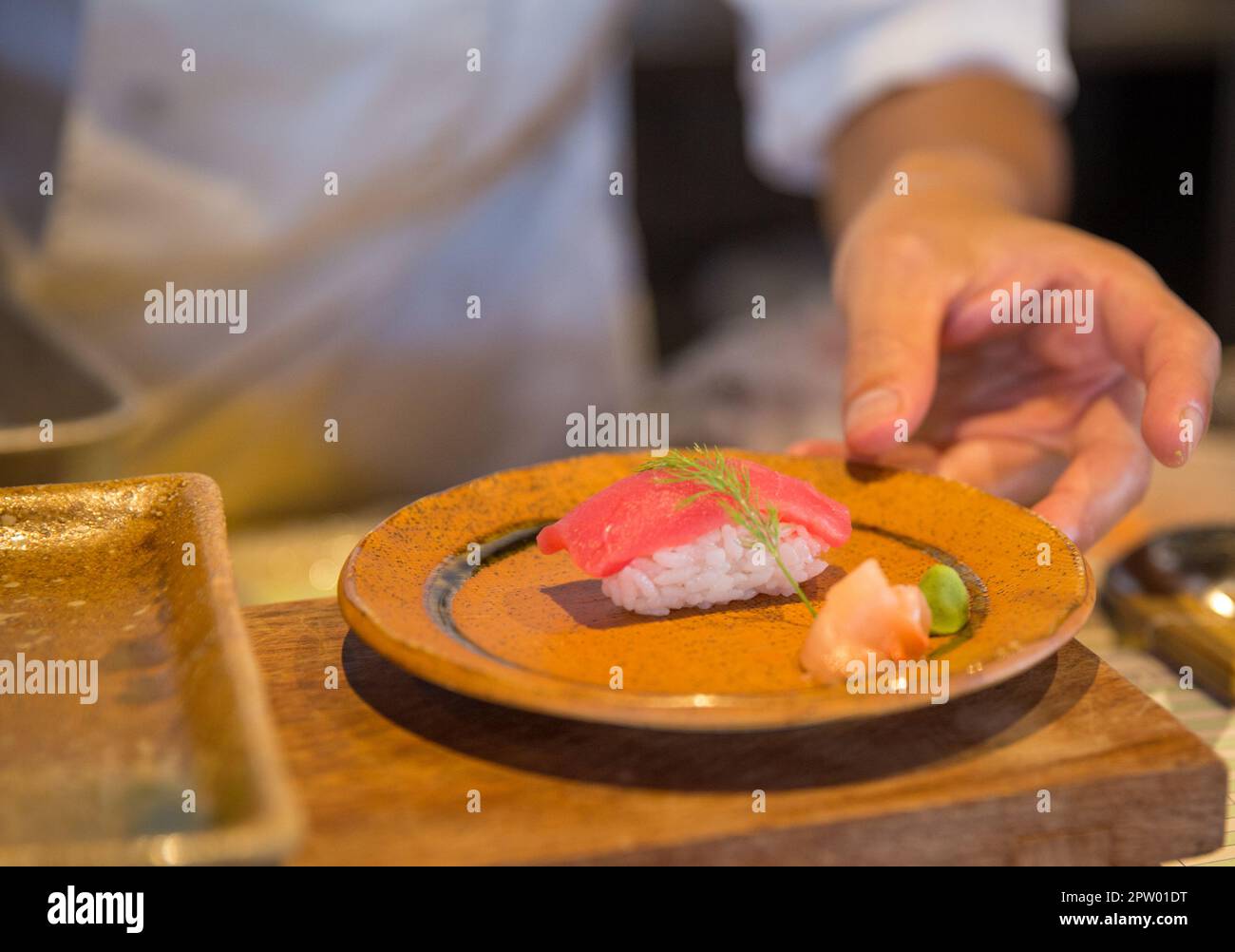 Close up shot sushi chef hi-res stock photography and images - Alamy