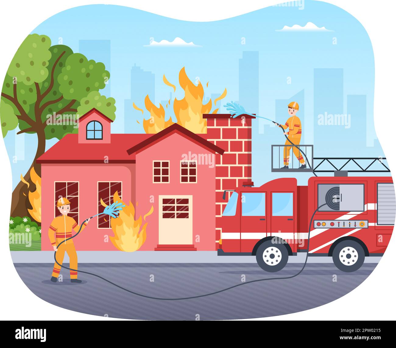 Google Clipart Of Comical Fire Marshal