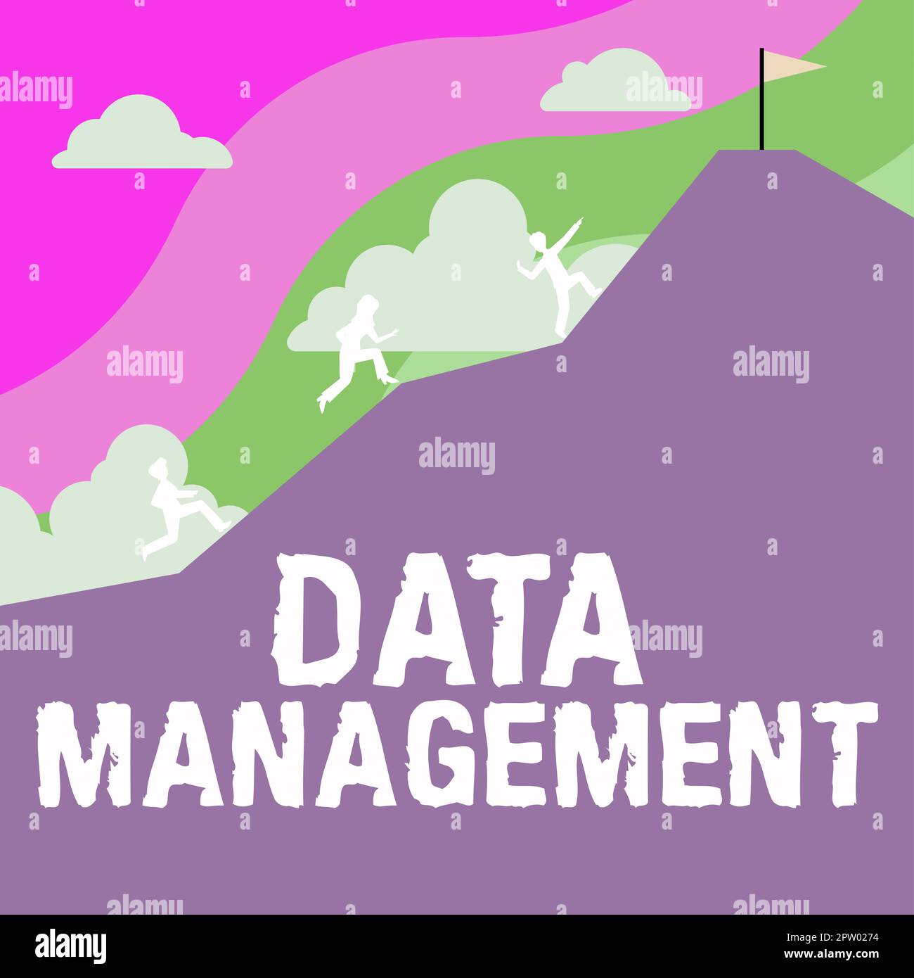 Inspiration showing sign Data Management, Concept meaning disciplines ...