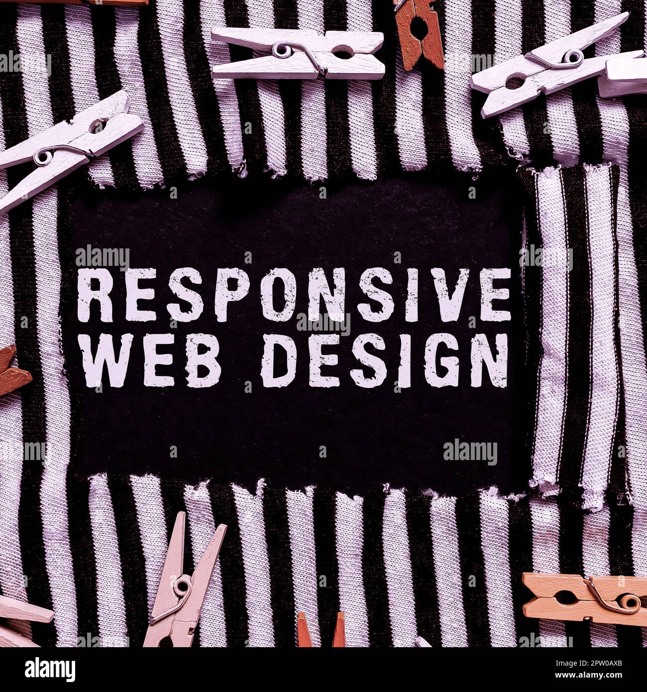 Writing displaying text Responsive Web Design, Conceptual photo web page creation that makes use ...