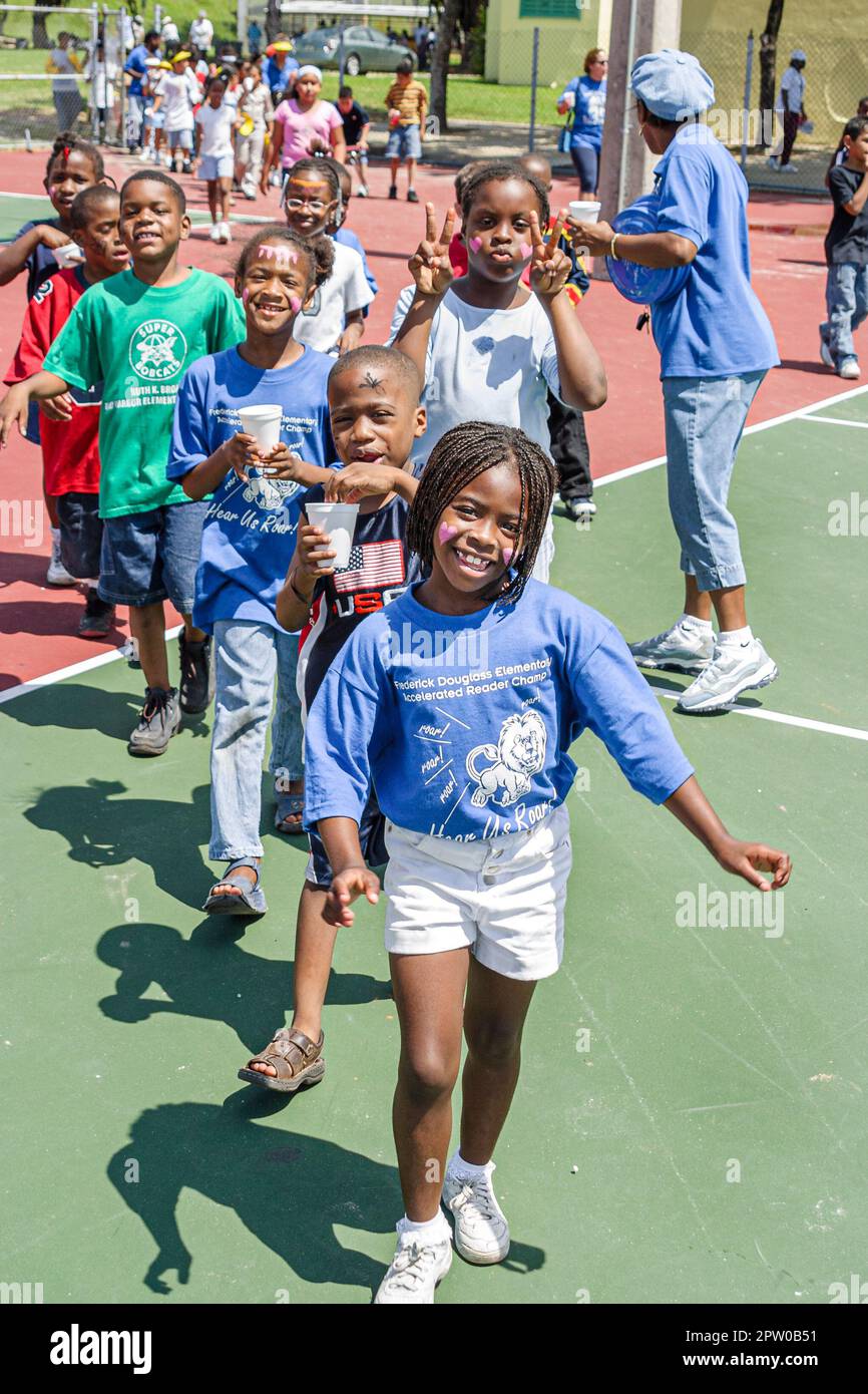 Miami Florida,Frederick Douglass Elementary School,inner city student ...